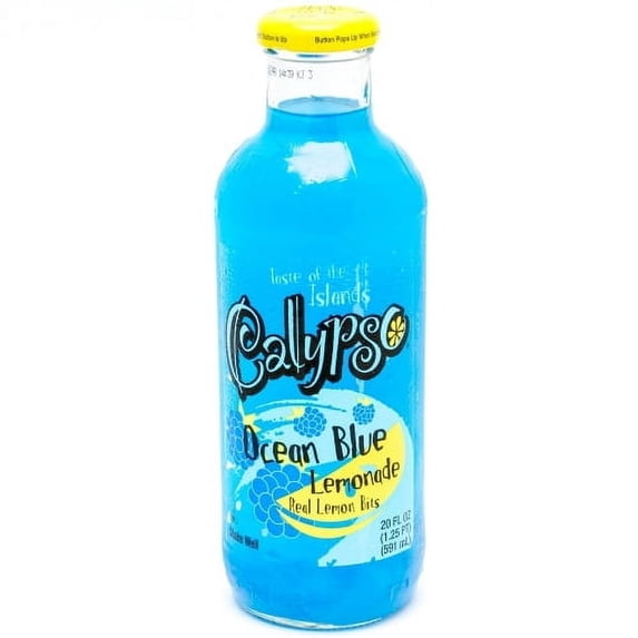 CALYPSO - Refreshing OCEAN BLUE LEMONADE, Pack of 12x473 ML Cans ...