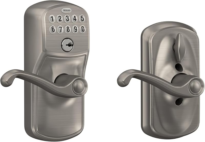 CAM 626 ACC Keypad Entry with Flex-Lock and Accent Levers, Brushed ...