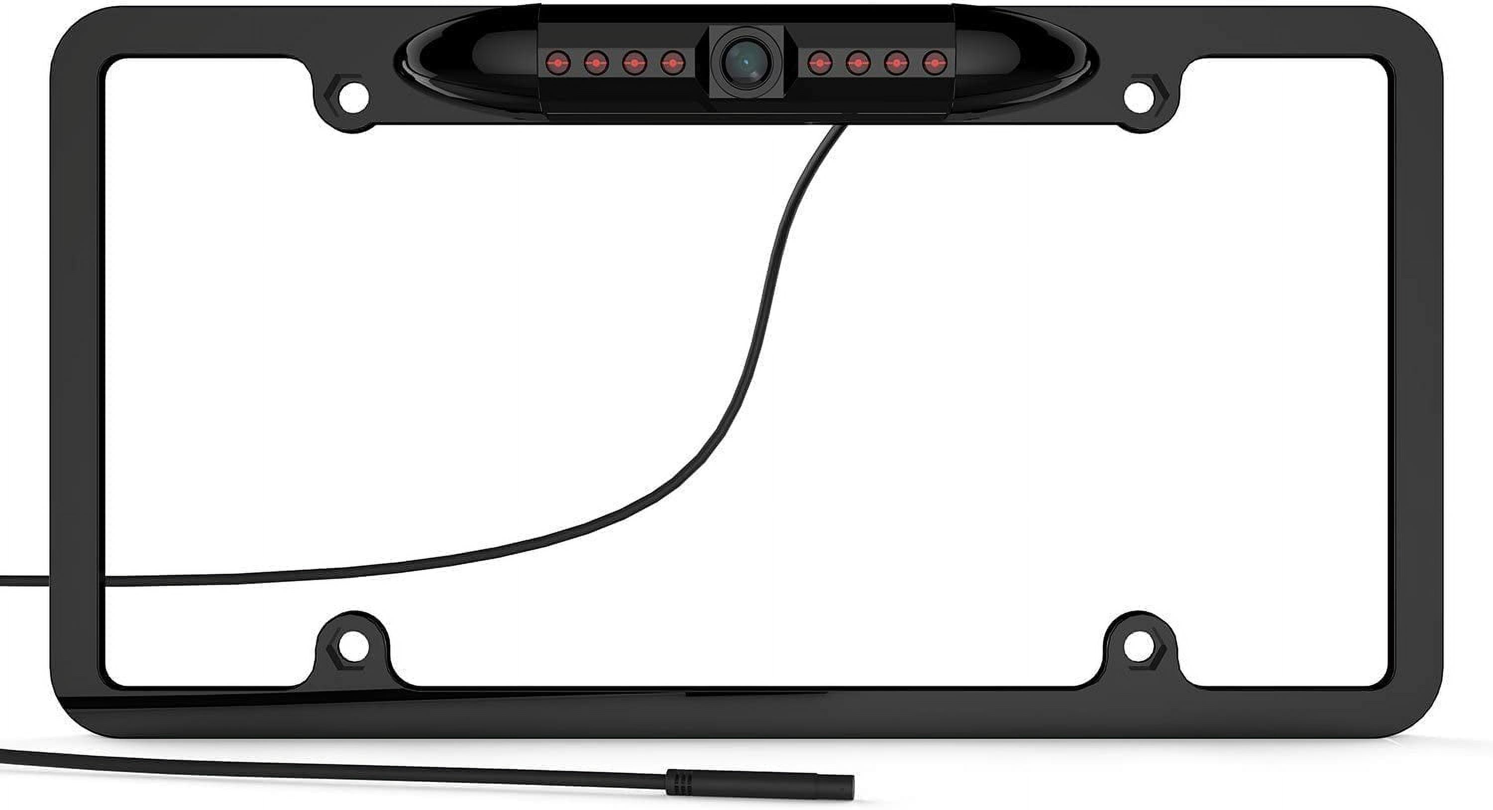 CAM115 Backup Camera Frame License Plate HD Night Vision Rear View 170 ...