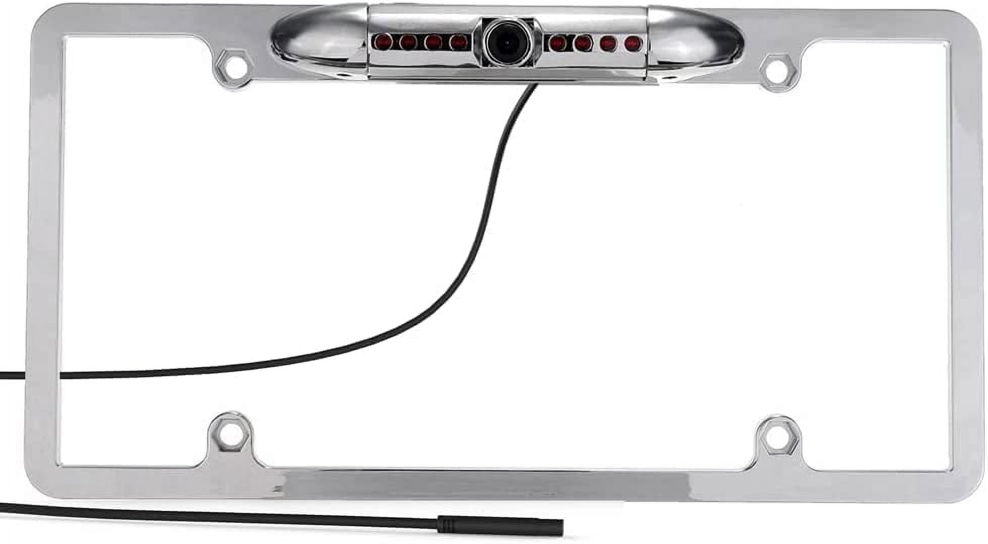 CAM125 Backup Camera Frame License Plate HD Night Vision Rear View 170 ...