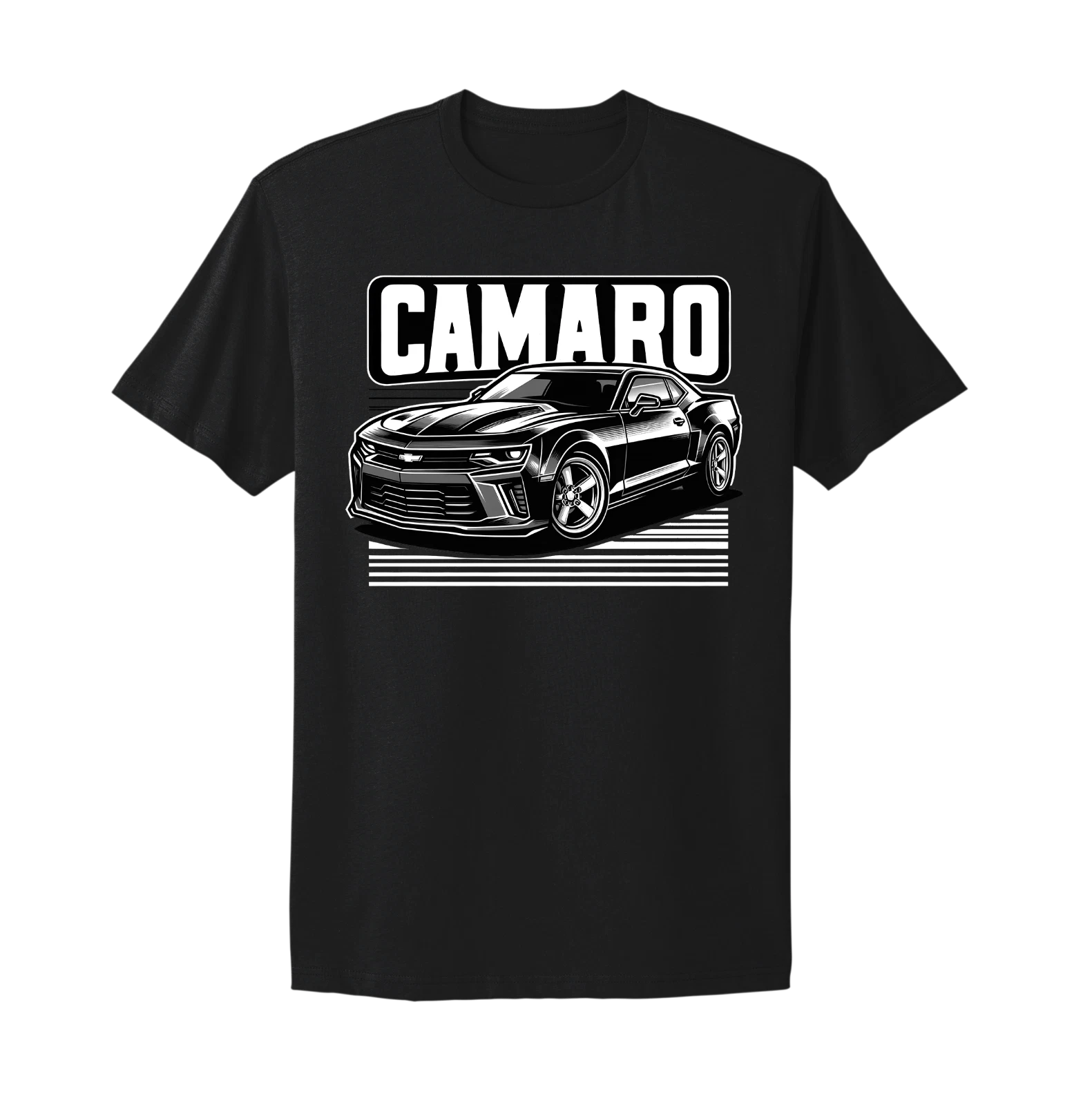 CAMARO Chevy RS SS Panther Graphic Unisex Black T-Shirt - Walmart.com