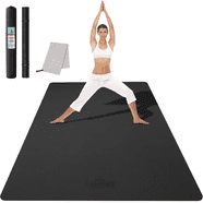 Wakeman Fitness Extra-Thick Yoga Exercise Mat, Available in Various ...