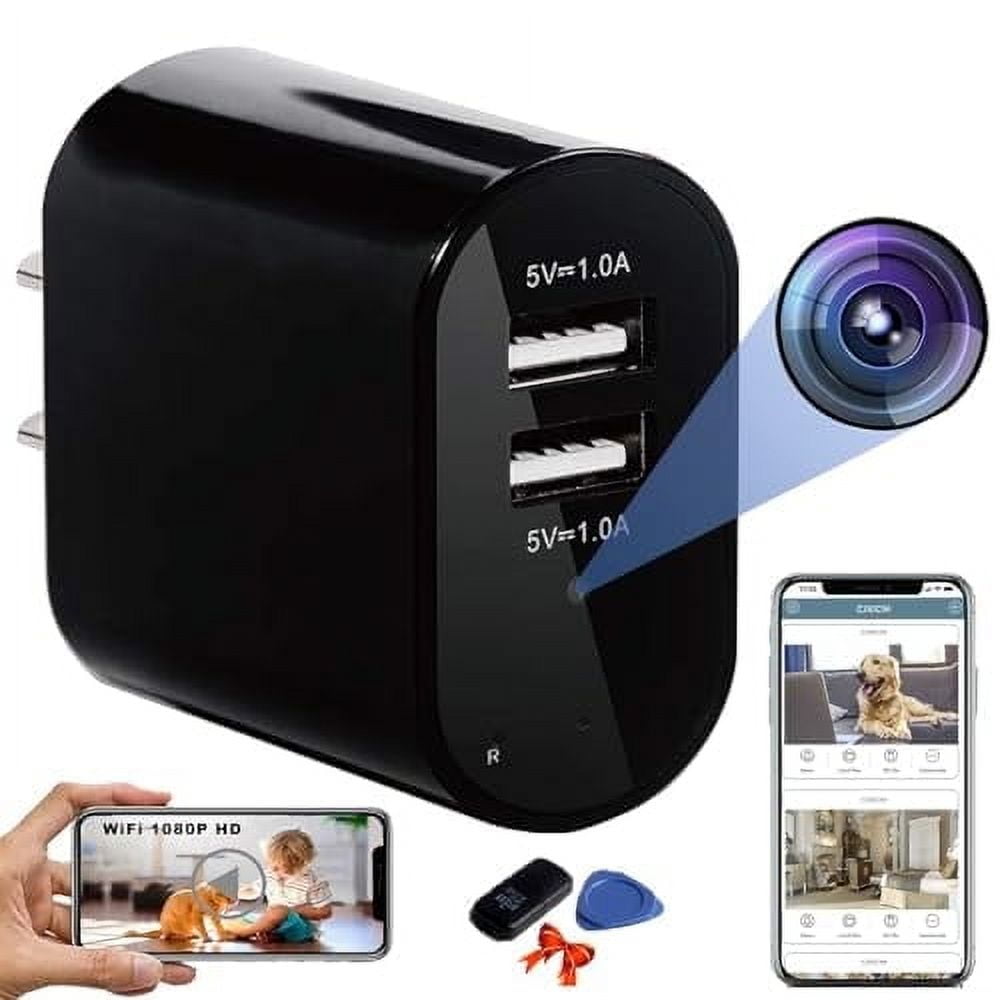 CAMDUCK USB Charger Camera - WiFi Small Camera - Full HD 1080P Mini ...