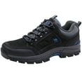 Camel Crown Mens Hiking Shoes Breathable Non Slip Sneakers Leather Low Cut Boots