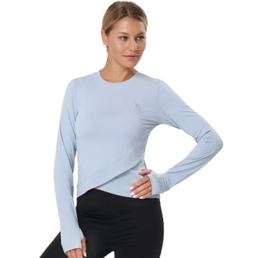 Womens Sun Protection Hoodie，Women's UPF 50+ Long Sleeve Shirts Ultra Soft Textured Athletic ...