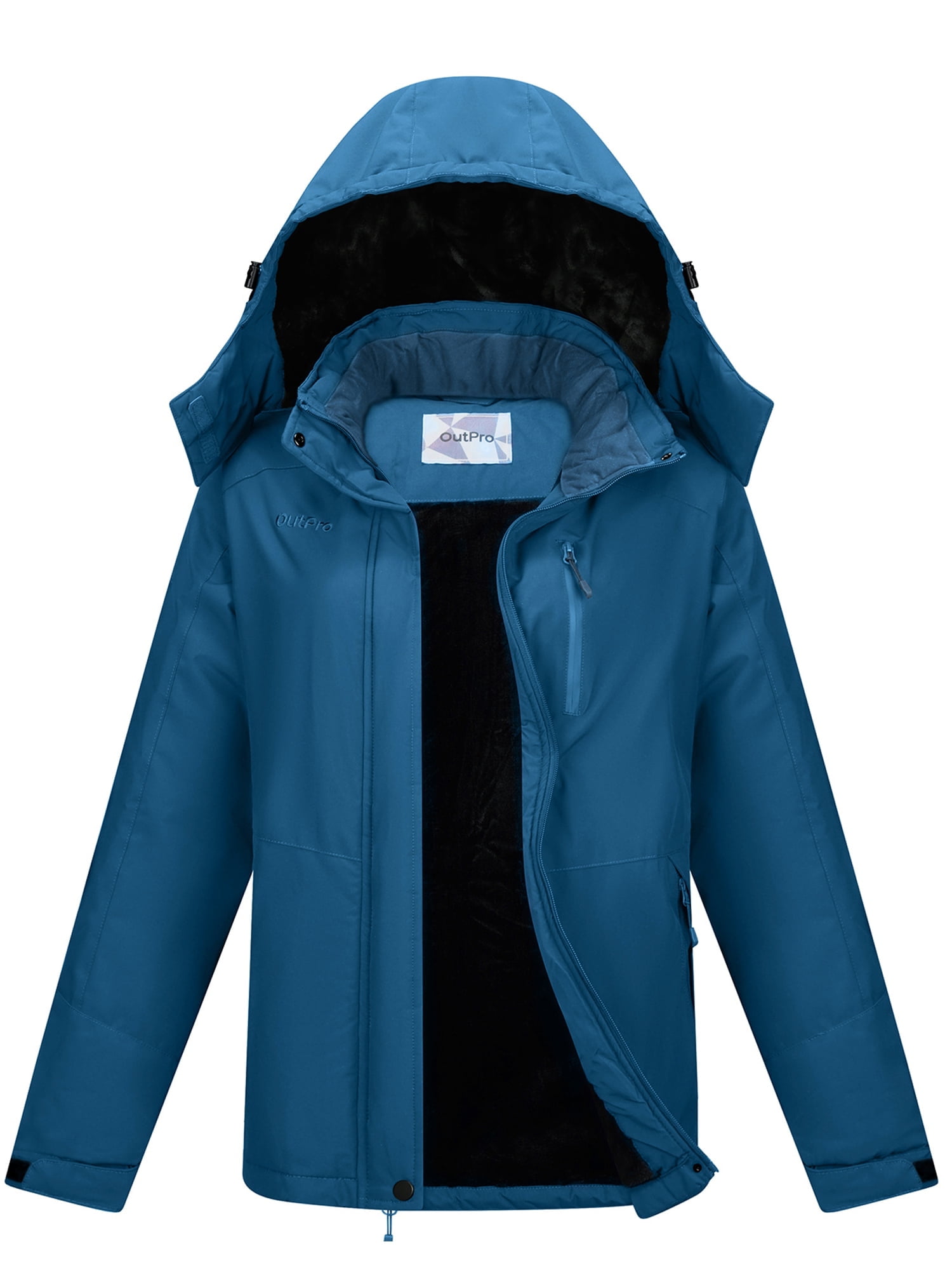 OutPro Women's Ski Jacket Windproof Winter Coat Womens Parkas Hood ...