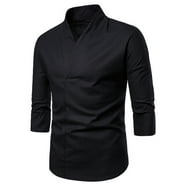 Alimens & Gentle Stretch Formal Shirts for Men Long Sleeve Work Dress ...