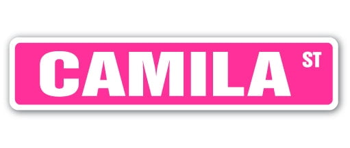 CAMILA Street Sign Childrens Name Room Sign | Indoor/Outdoor | 36" Wide ...