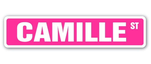 CAMILLE Street Sign Childrens Name Room Sign | Indoor/Outdoor | 36 ...