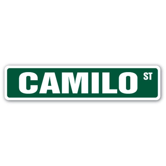 CAMILO Street Sign Childrens Name Room Sign | Indoor/Outdoor | 30" Wide ...