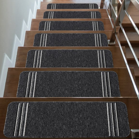 Carpet Stair Treads Set of 13 Non Slip Skid Rubber Runner Mats Rug ...