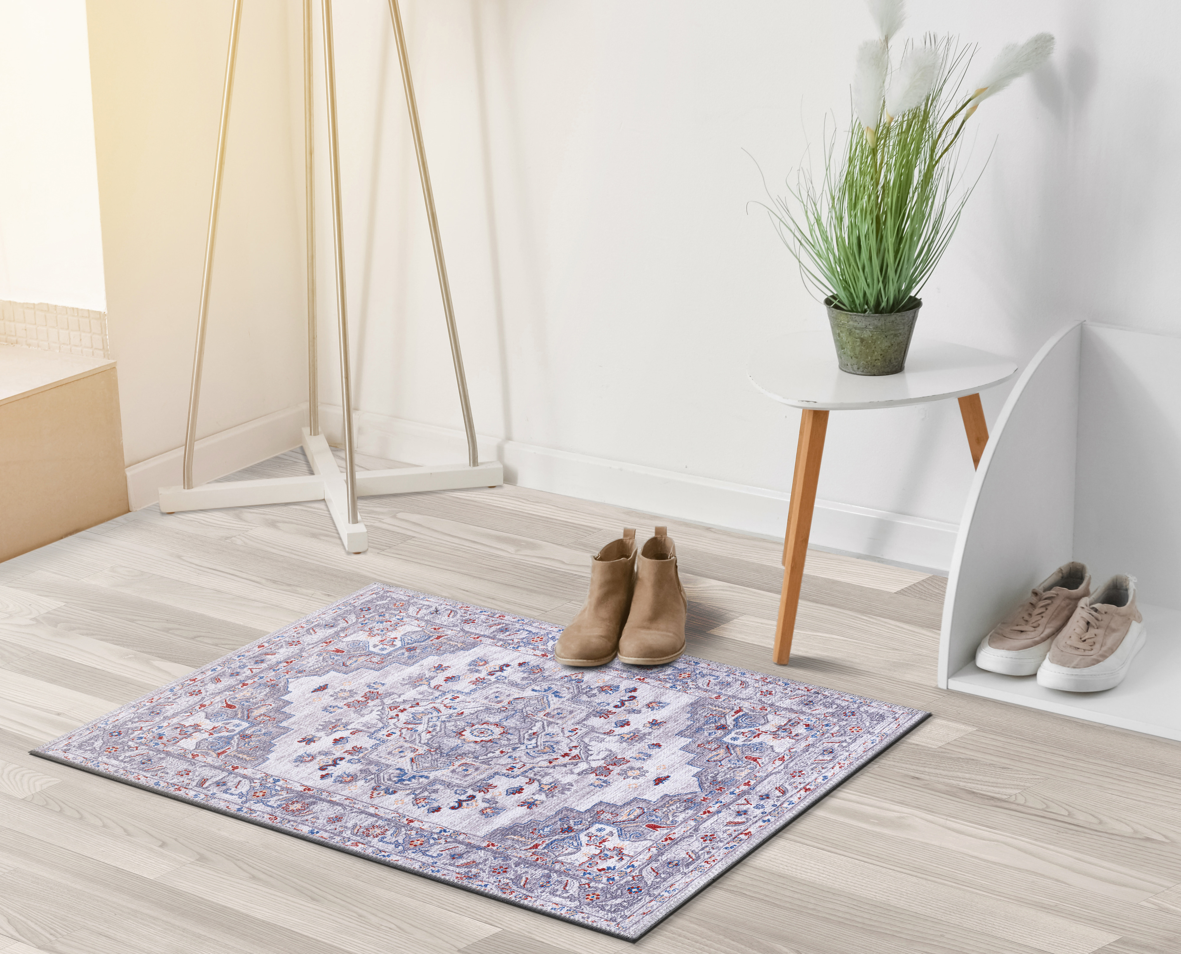 CAMILSON Machine Washable Rug Distressed Vintage Area Rugs Stain and ...