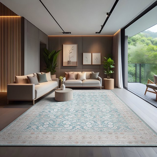 CAMILSON Oriental Retro Persian Traditional Vintage Distressed Non ...