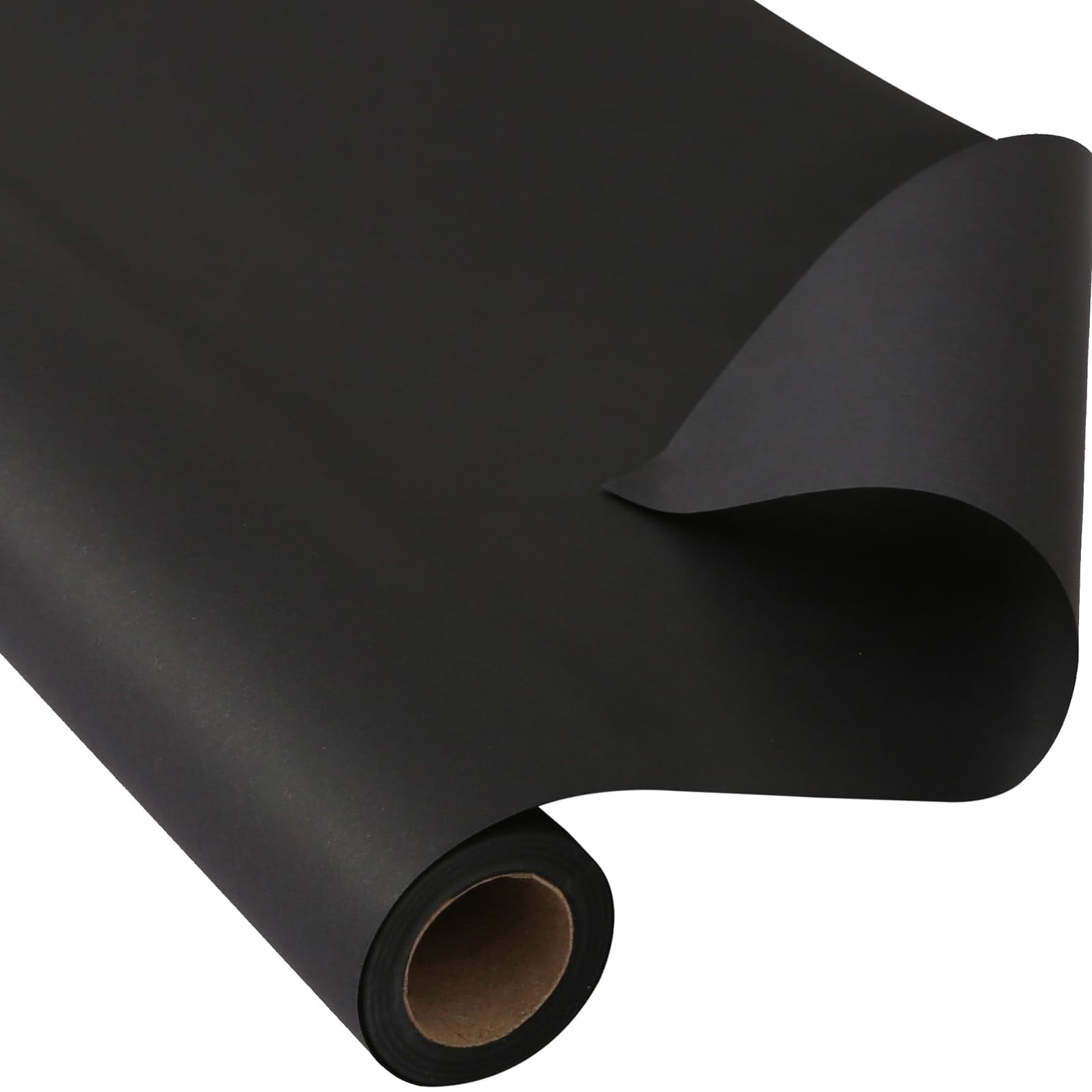 CAMKUZON Black Kraft Wrapping YPF5 Paper for Christmas Birthday Wedding ...