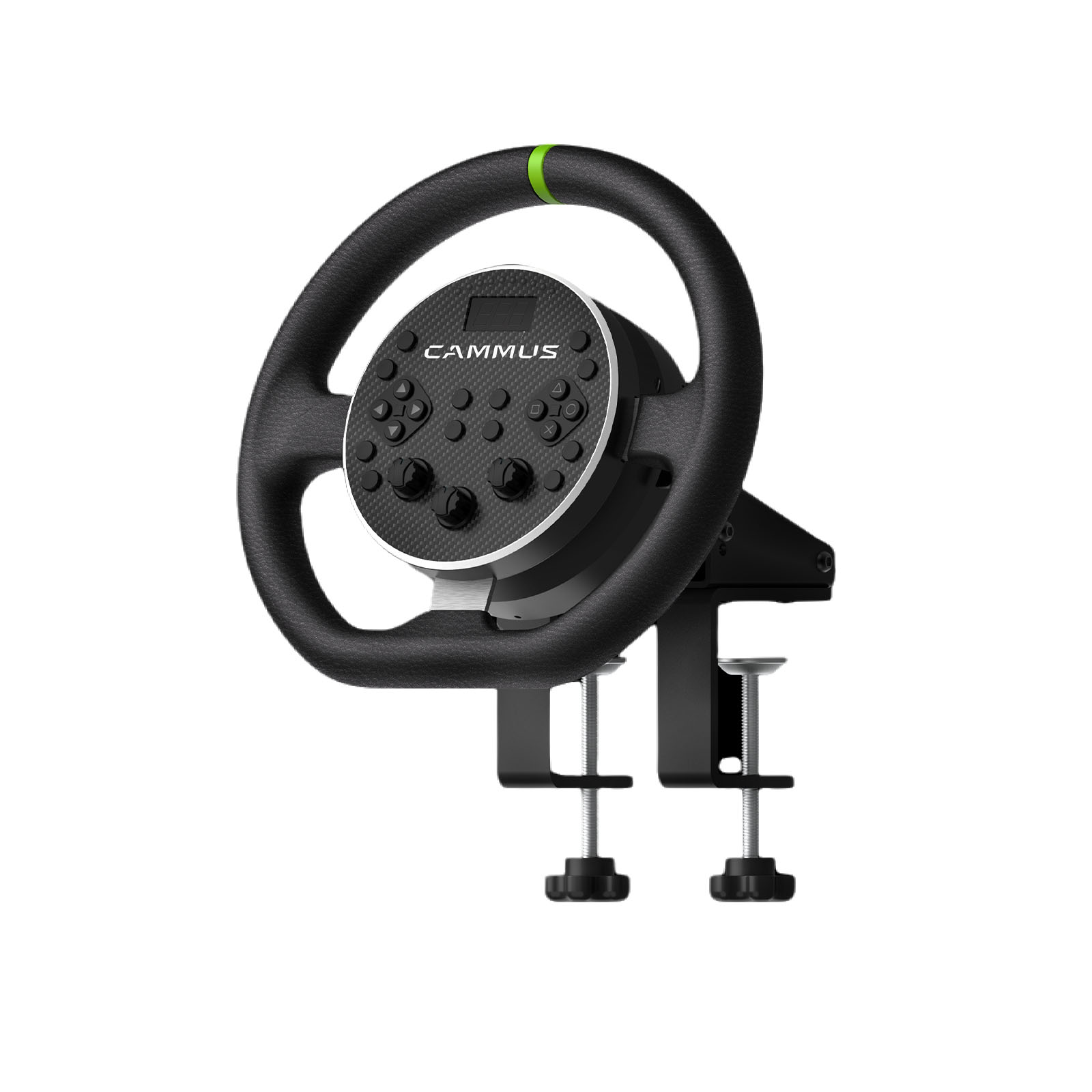 CAMMUS Racing Simulator C5 ，Genuine Leather Wheel Cover + Real Force ...