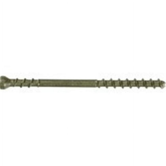 CAMO 0345240S Deck Screw, #7 Thread, 2-3/8 in L, Trim Head, Star Drive ...