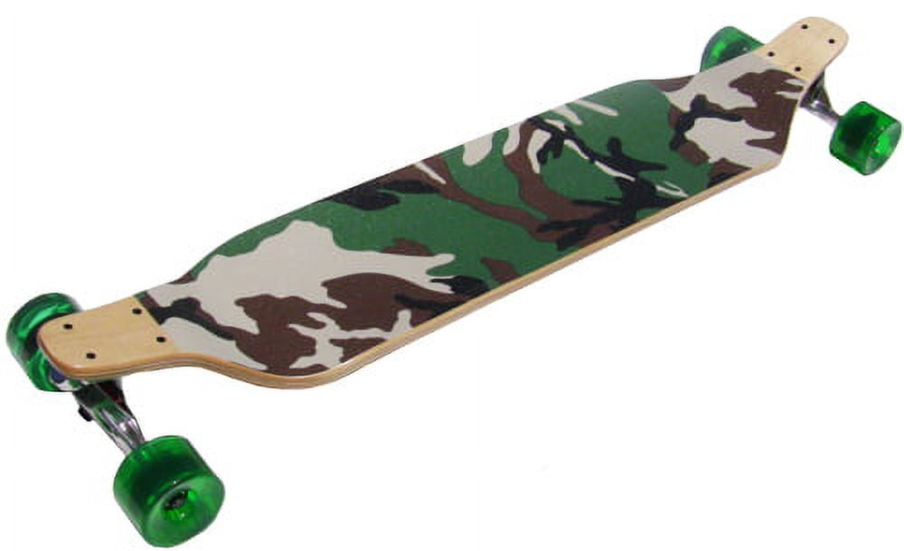 CAMO LOWRIDER CRUISER DROP DOWN Complete LONGBOARD 8x40 - Walmart.com