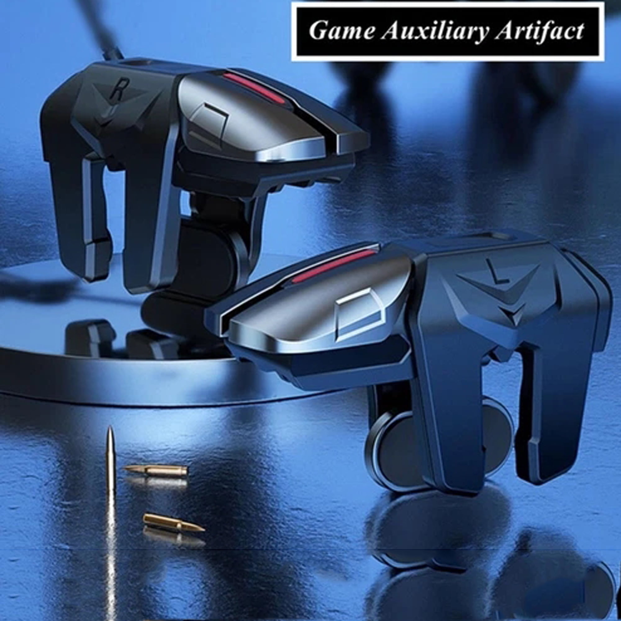 CAMOTUSE 1 Pair Six Finger Operation Mobile Game Trigger Controller Gamepad for Phone - Walmart.com