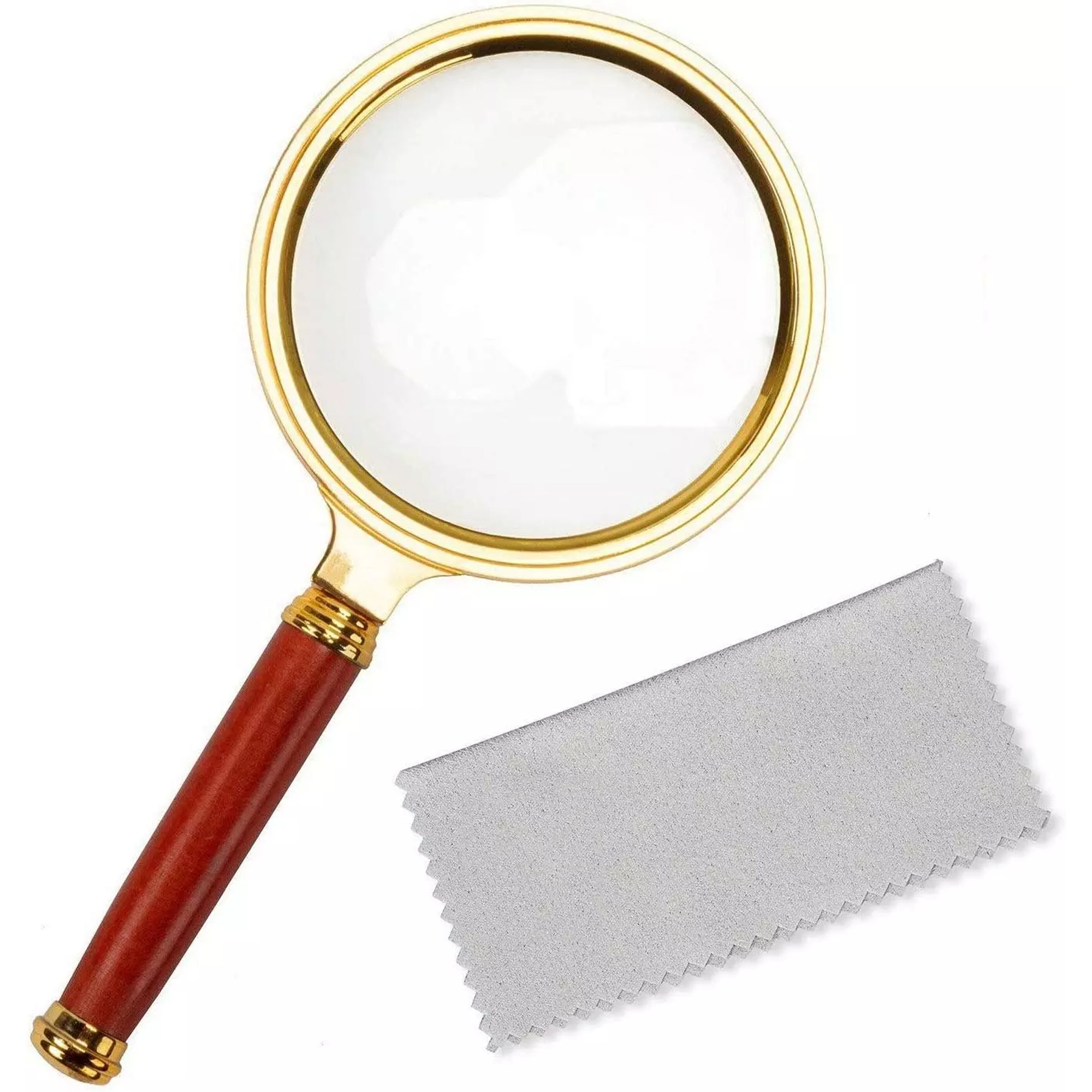 CAMOTUSE 10X Handheld Magnifier, Reading Magnifier Loupe Glasses 10X ...