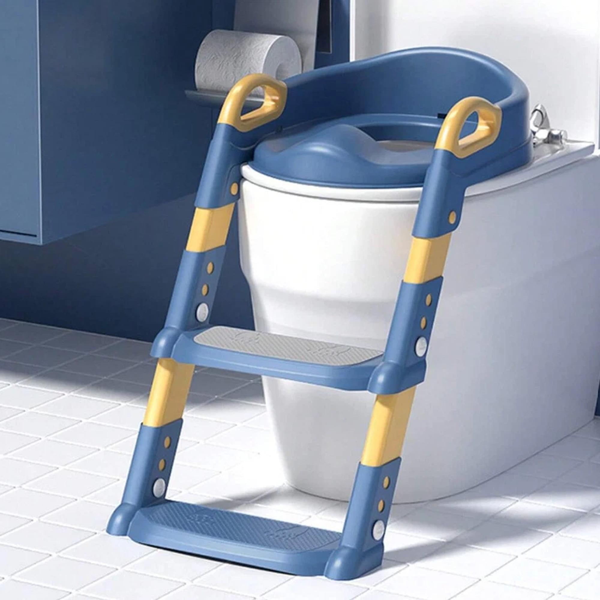 CAMOTUSE 3rd Gen Kids Potty Training Toilet with Seat Ring & Large ...