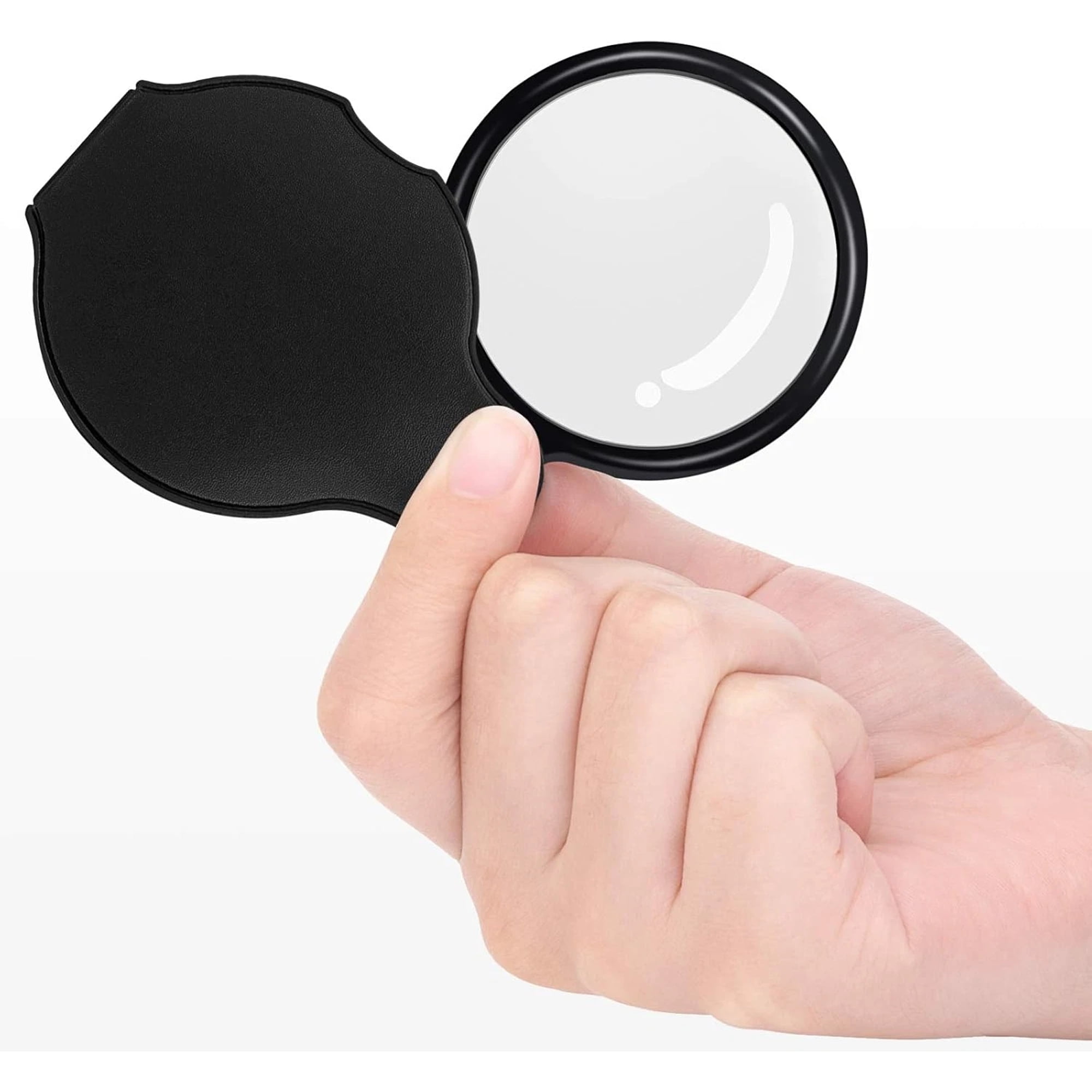 CAMOTUSE 5 PCS Folding Magnifying Glass 10X Magnifying Glass For ...