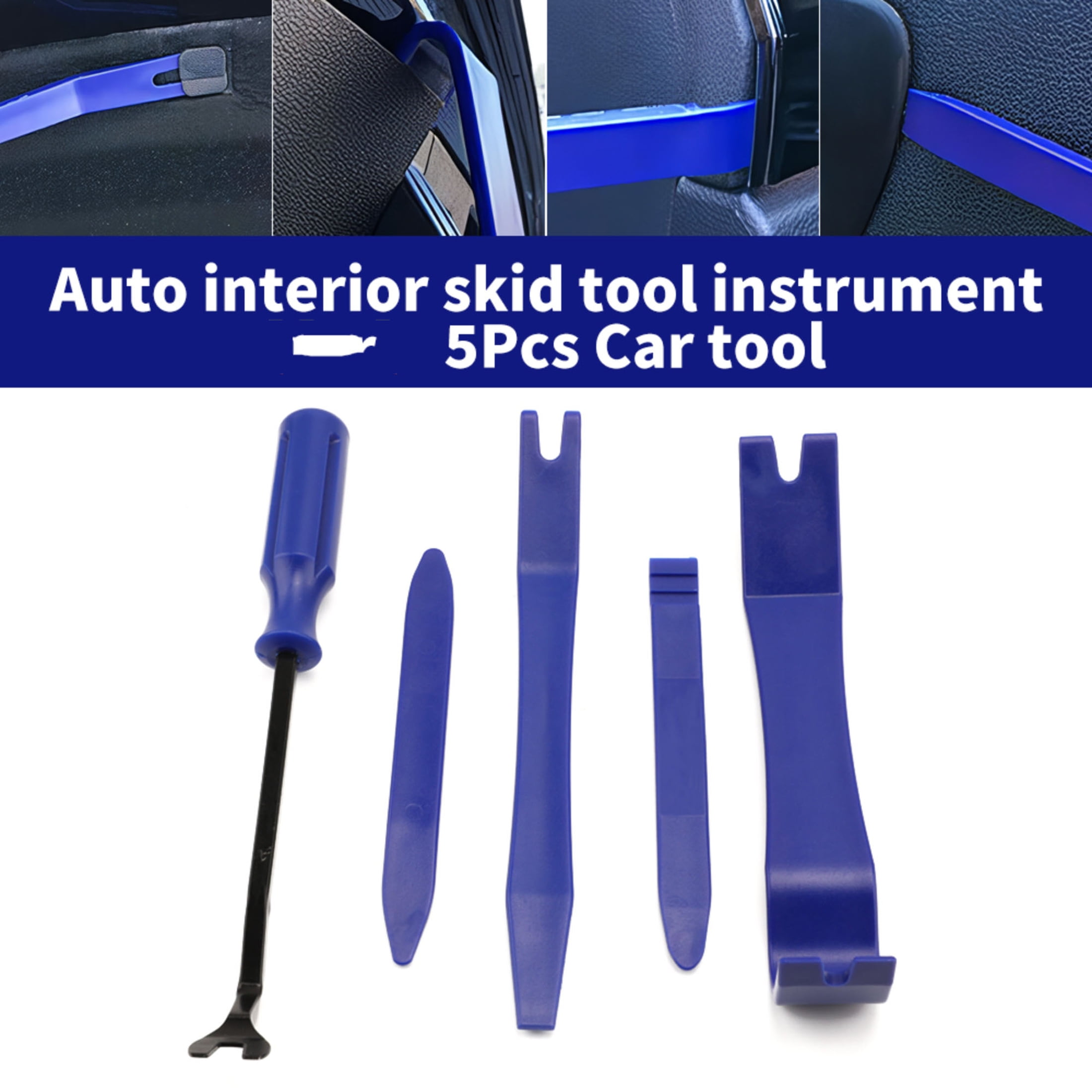 CAMOTUSE 5-Piece Auto Trim Remover Tool Kit - Car Dashboard Door Panel ...