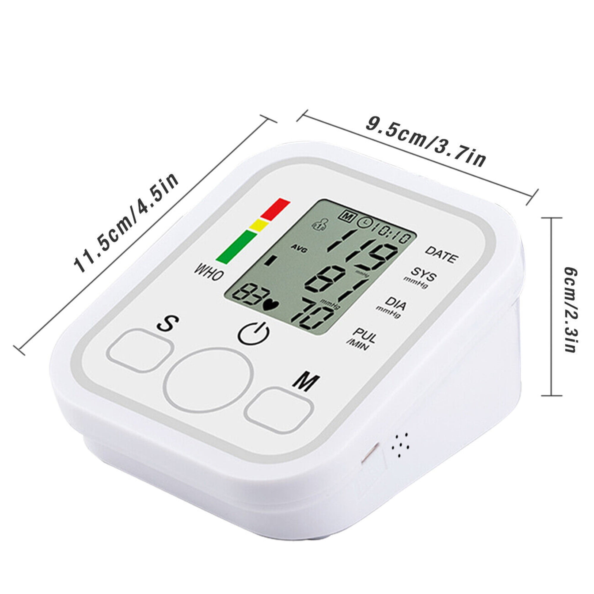 CAMOTUSE Electric Home Arm LED Digital Arm Blood Pressure Monitor BP ...