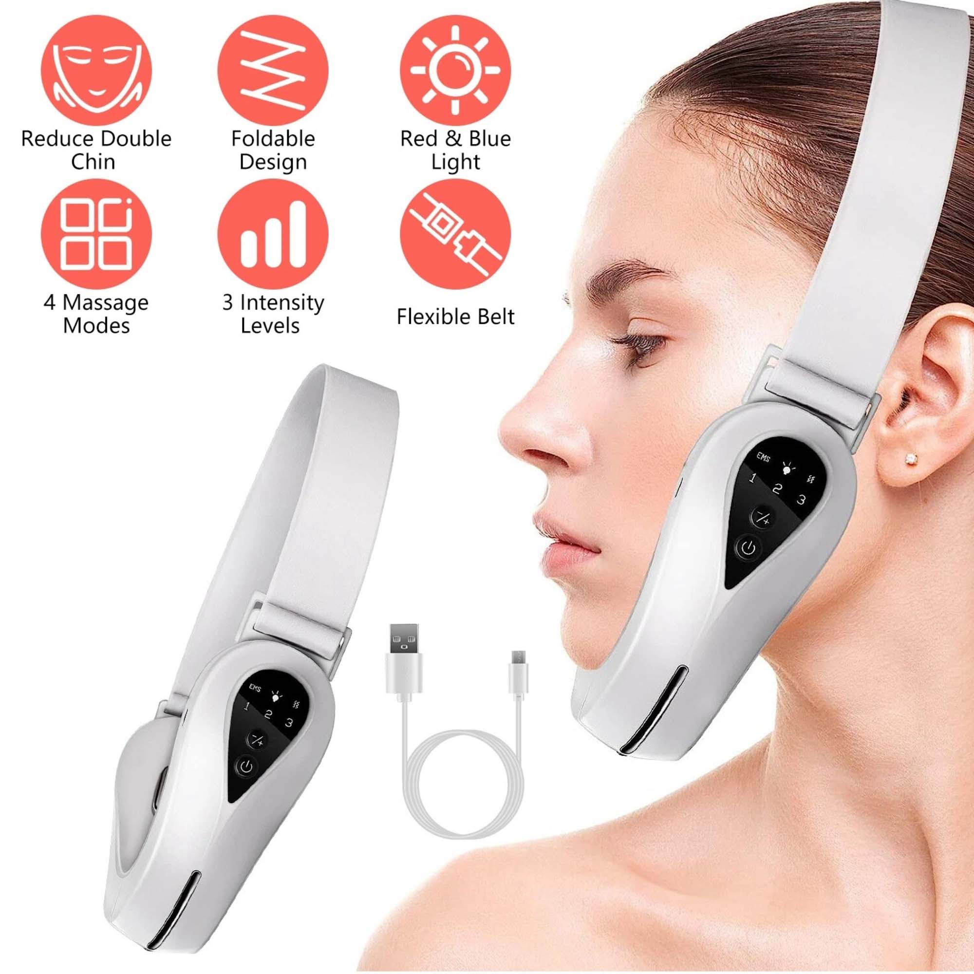 CAMOTUSE Electric V Face Lifting Device with Photon Therapy for Double ...