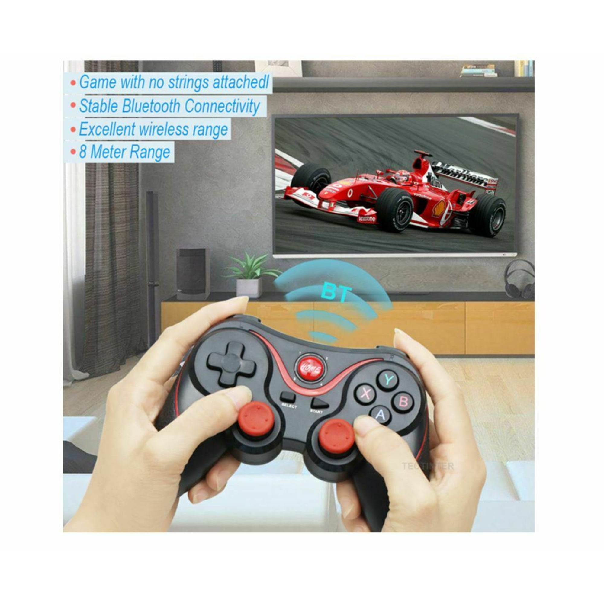 CAMOTUSE Wireless Bluetooth Mobile Controller Gamepad For IOS /Android ...