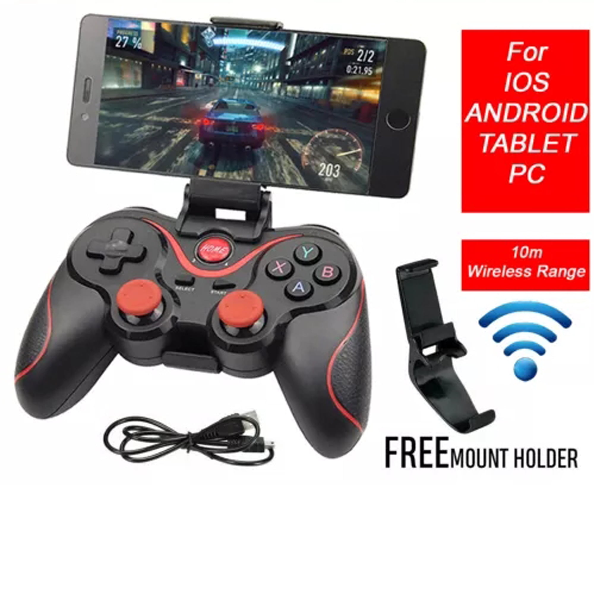 CAMOTUSE Wireless Bluetooth Mobile Controller Gamepad For IOS /Android ...