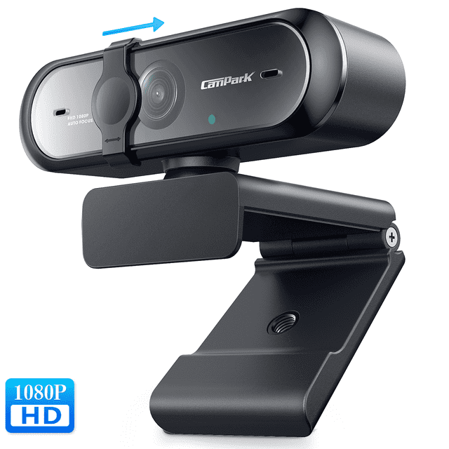 CAMPARK 1080P Webcam with Mic for PC, USB Web Cam, Streaming for Skype ...