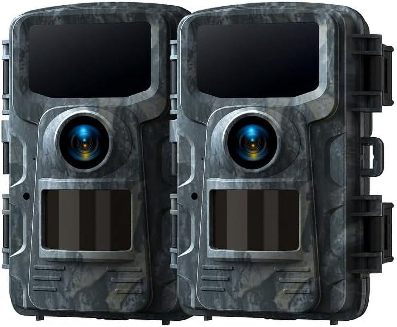 CAMPARK 2 Pack 4K 48MP Trail Camera - Clear Night Vision Game Camera 0 ...