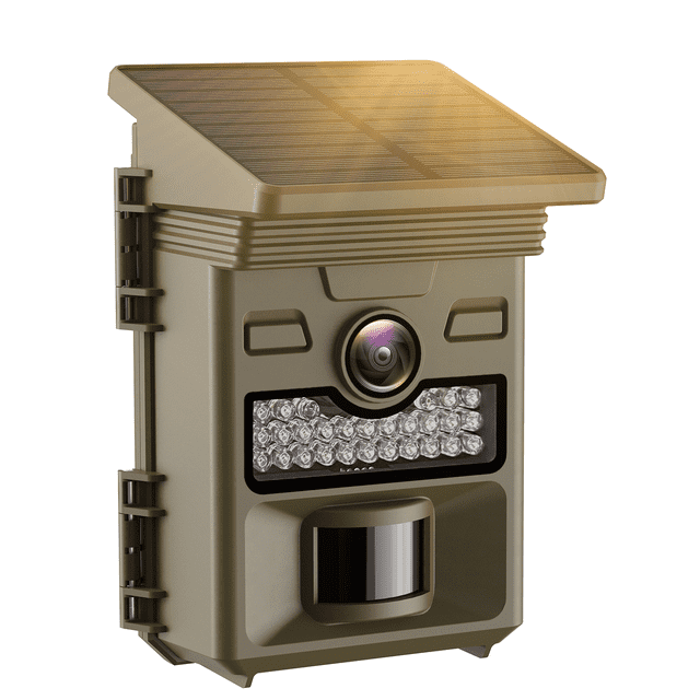 CAMPARK Solar Trail Camera 48MP 4K Hunting Game Camera Night Vision 0 ...