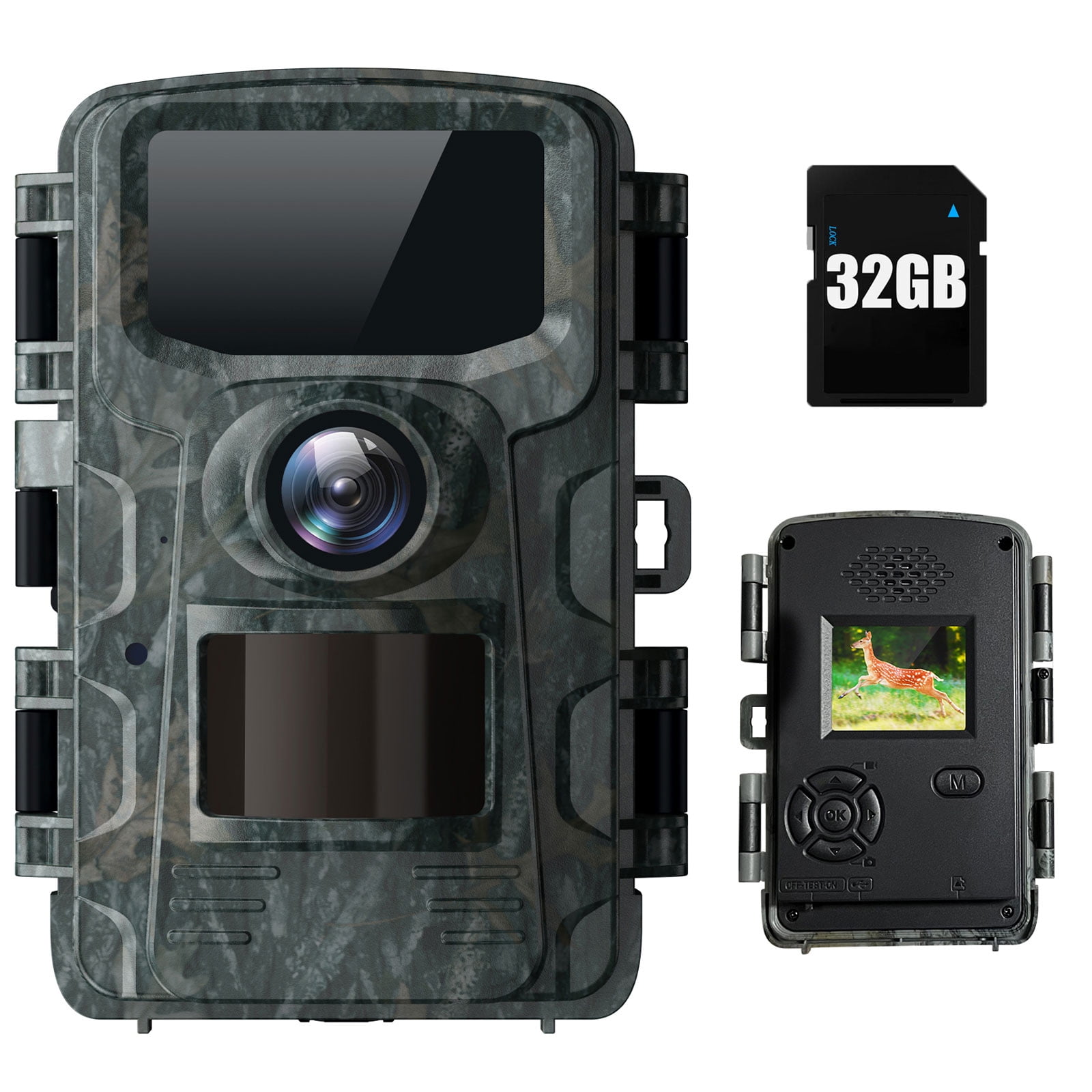 CAMPARK Trail Camera 4K 40MP Game Deer Hunting Camera with Night Vision ...