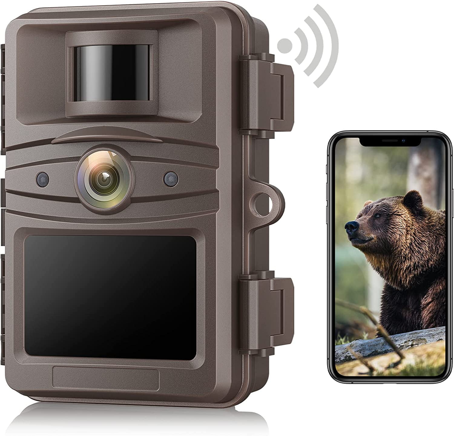CAMPARK Trail Camera 4K 32MP WiFi Bluetooth Game Camera with Night ...