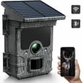 CAMPARK 46MP 4K Wildlife Game Camera, Solar Powered, with Night Vision ...