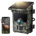 CAMPARK Trail Camera WiFi Solar 4K 85MP Game Camera with Night Vision ...