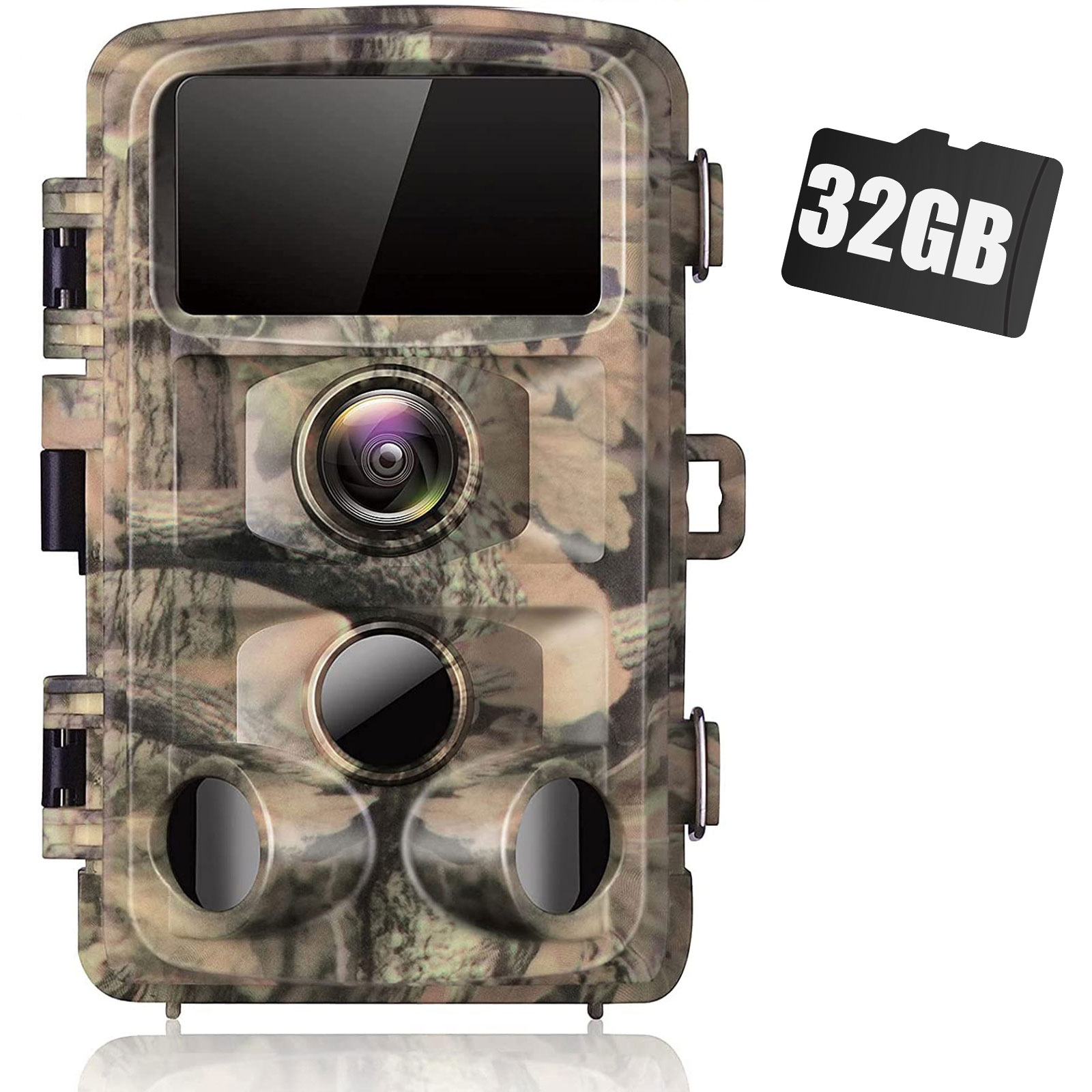 CAMPARK Trail Camera wtih SD card 1080P Game Camera with Night Vision ...