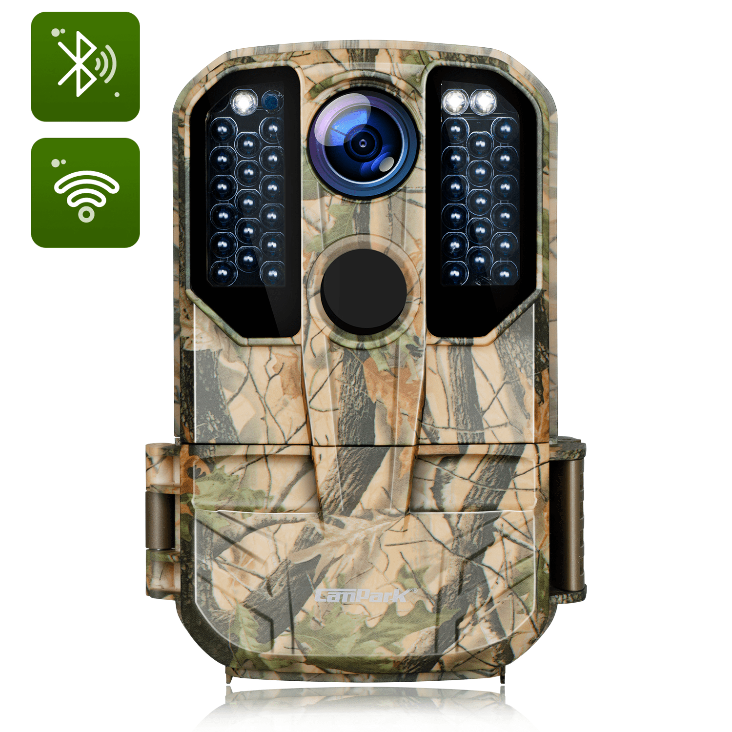 CAMPARK WiFi Bluetooth Trail Camera 20MP 1296P Deer Hunting Game Camera ...