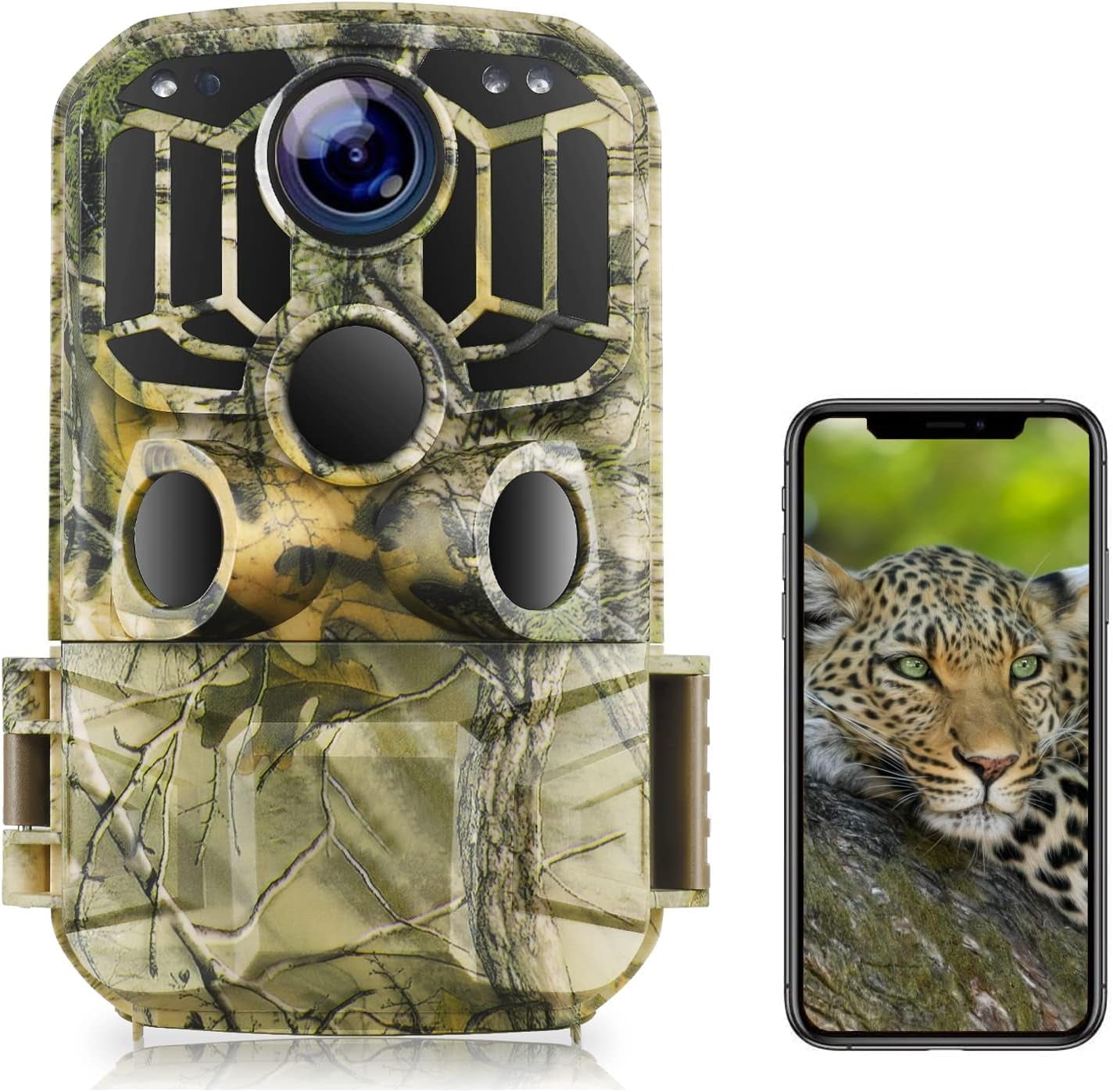 CAMPARK 20MP 1296P WiFi Bluetooth Trail Camera, IP66 Waterproof ...