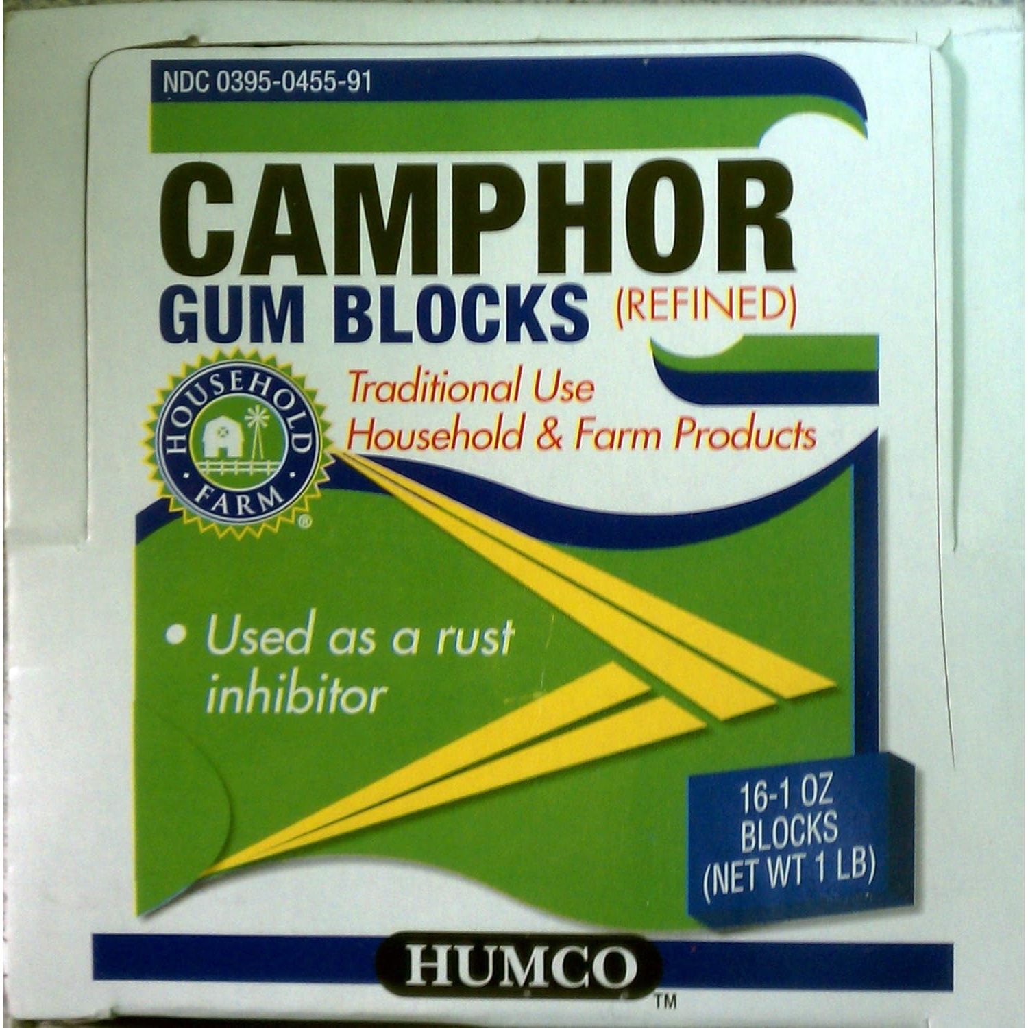 CAMPHOR BLOCKS CTN/16 1OZ HUMCO HOLDING GROUP INC.L8 - Walmart.com