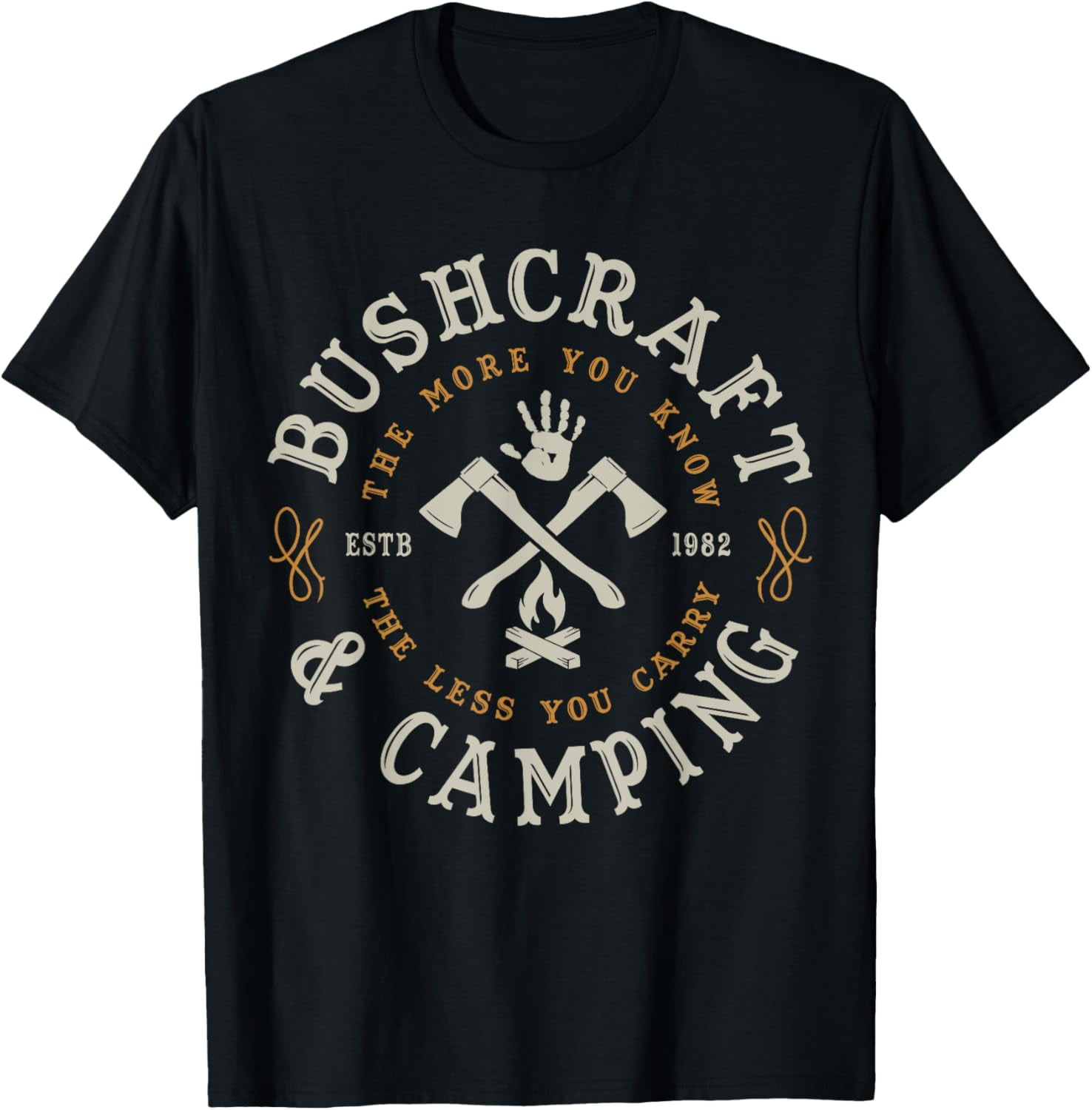 CAMPING BUSHCRAFT SURVIVAL GIFTS & TEES & SHIRTS CO. T-Shirt - Walmart.com