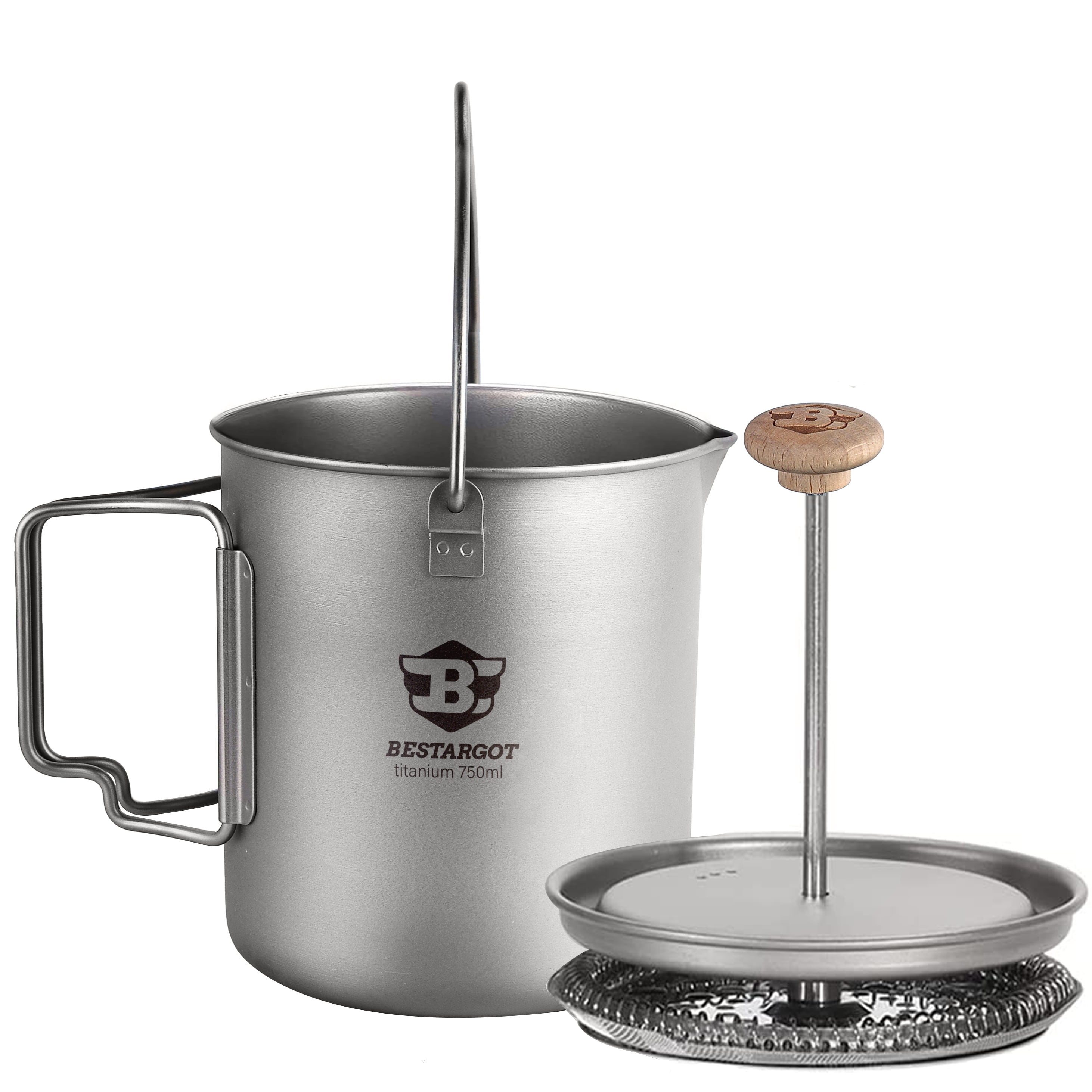 CAMPING TITANIUM FRENCH PRESS COFFEE MAKER - Walmart.com