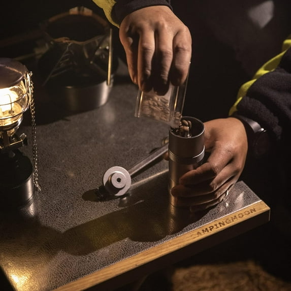 CAMPINGMOON Manual Coffee Grinder Coffee Mill Camping Stainless Steel ...