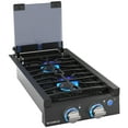CAMPLUX RV Cooktop 2 Burners Slide-in, Outdoor Propane Cooktop Stove ...