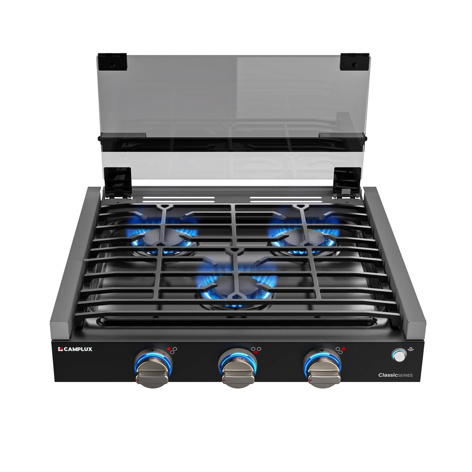 CAMPLUX RV Cooktop 3 Burners Slide-in, Outdoor Propane Cooktop Stove ...