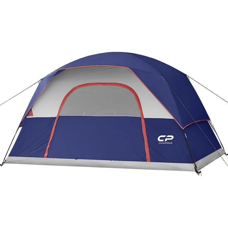 CAMPROS 4 Person Camping Tents, Waterproof Windproof Family Dome Tent ...