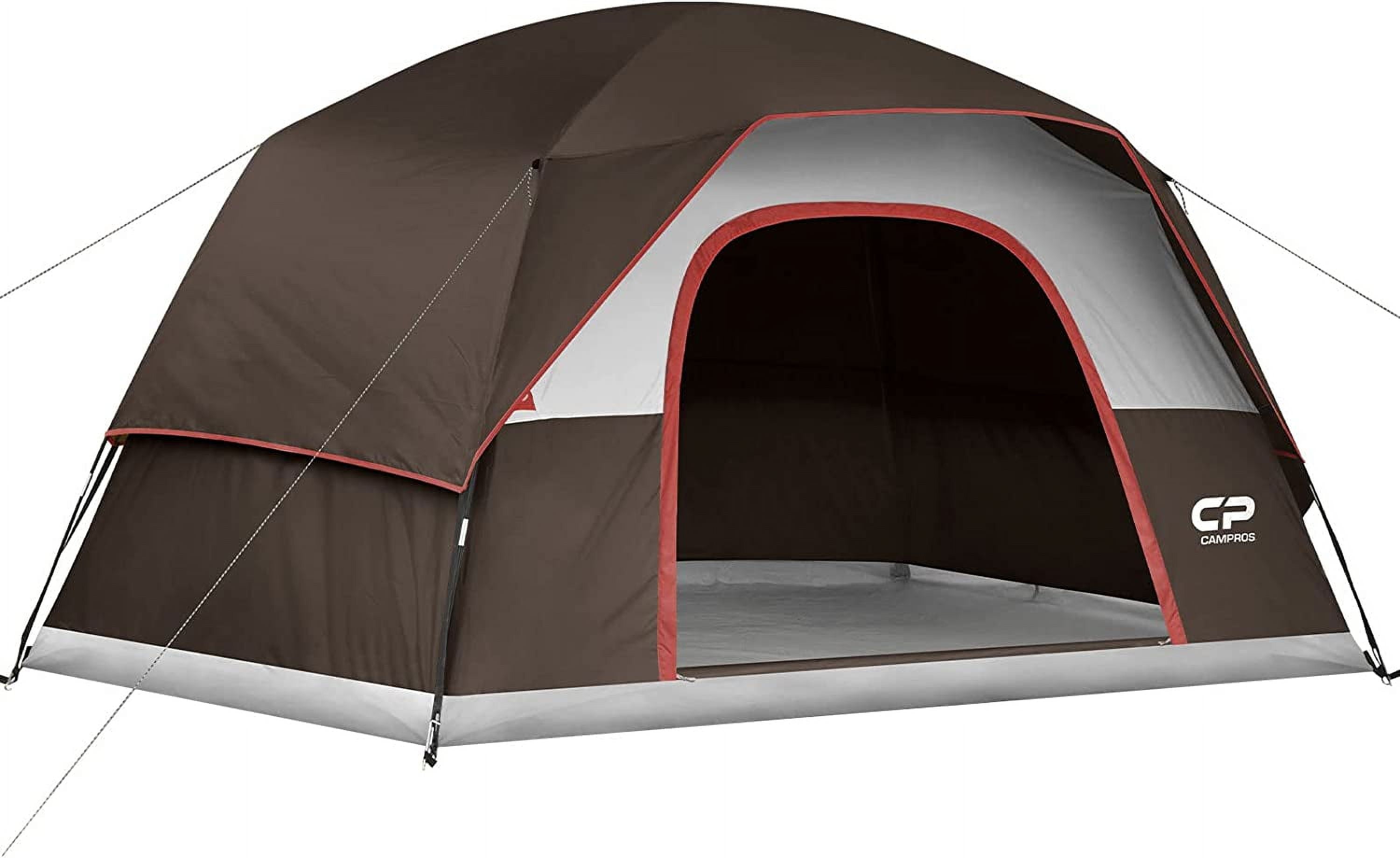CAMPROS 6 Person Dome Tents with Removable Rain Fly Waterproof ...