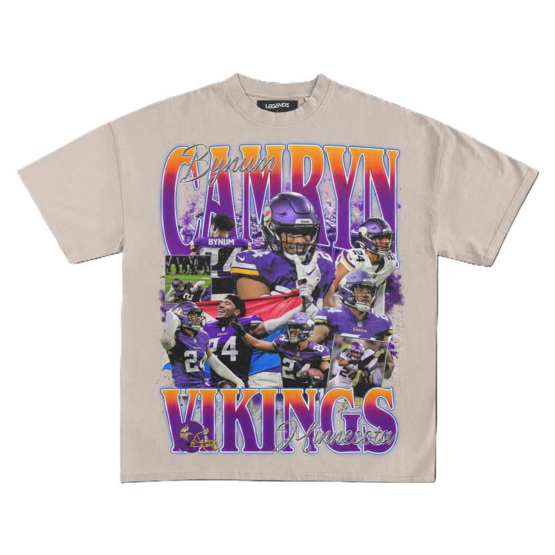 CAMRYN BYNUM . Bootleg Print Front . Football Fan . . For Men Women ...