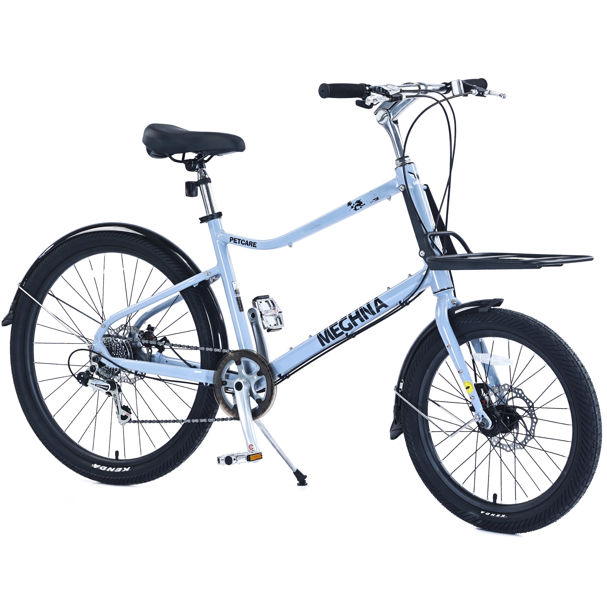 CAMSCH 26 Inch Cargo Bike for Women and Men, 7 Speed, Aluminum Alloy ...